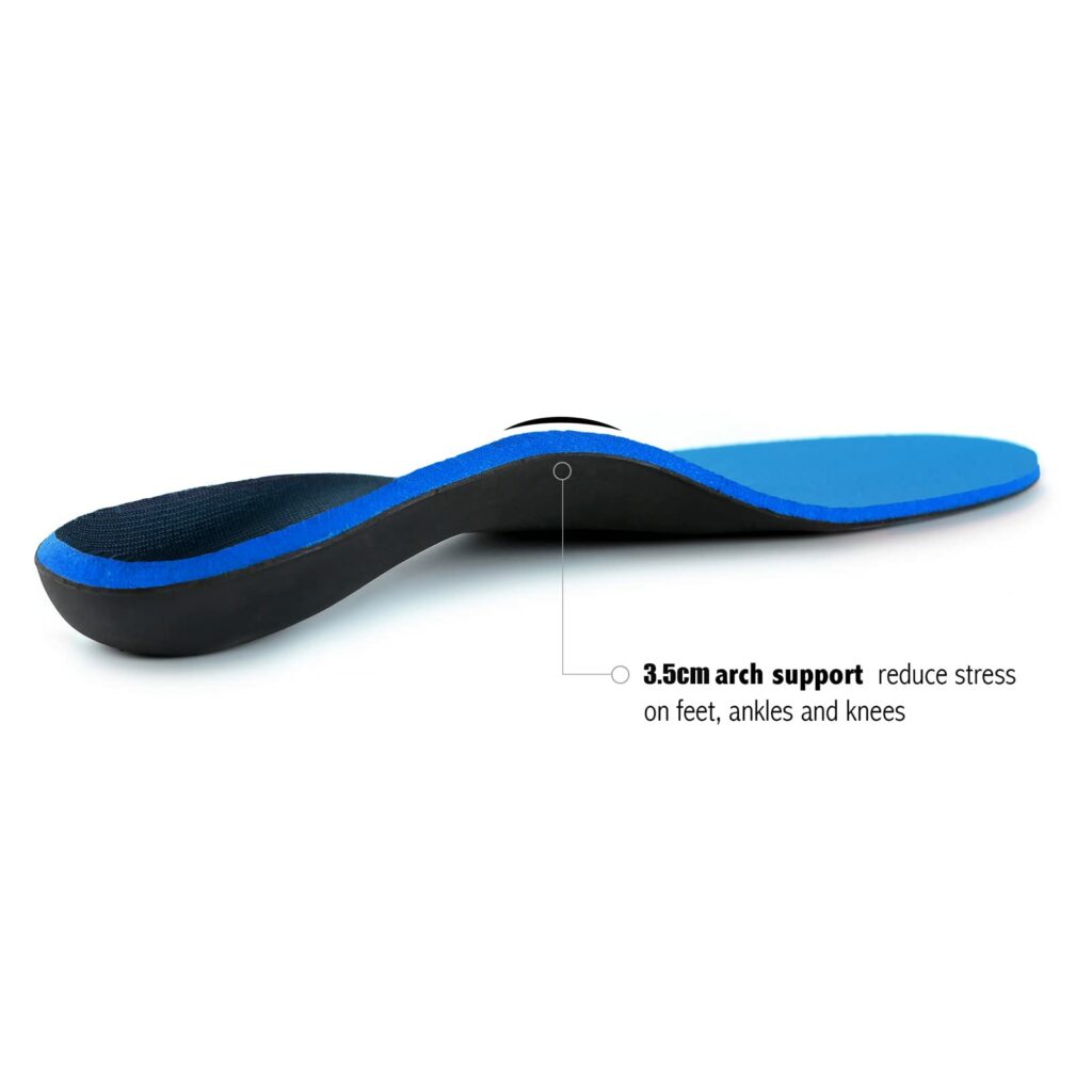 OrthoStride Orthotic Plantar Fasciitis Insoles for Arch Pain and High ...