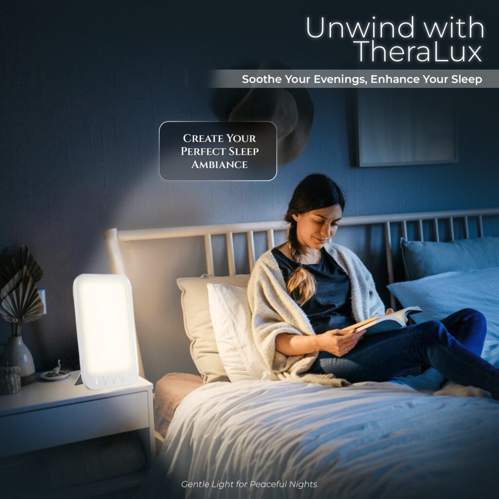 TheraLux High-Intensity SAD Light Therapy Lamp - 22600 Lux, 5-Level ...