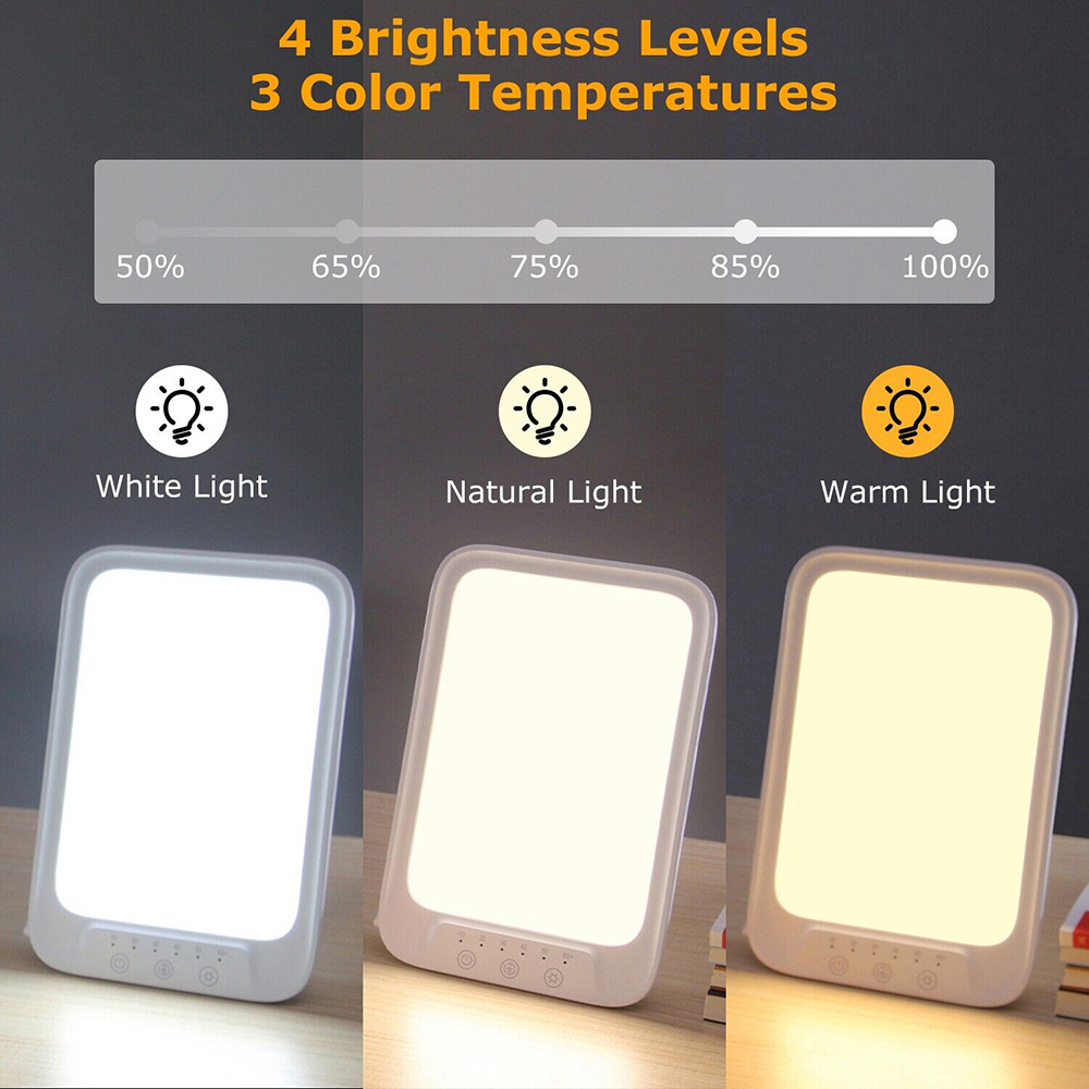 TheraLux High-Intensity SAD Light Therapy Lamp - 22600 Lux, 5-Level ...