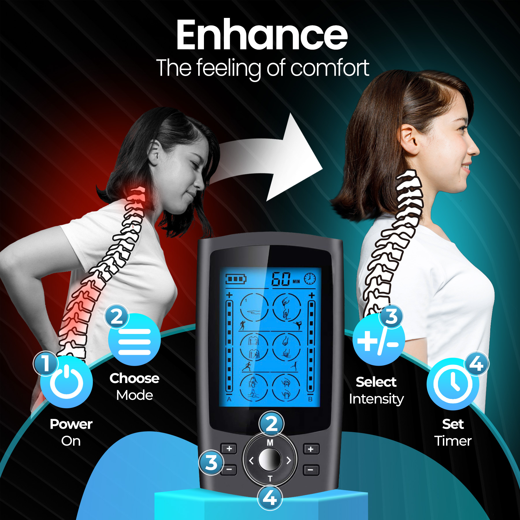 Healwave TENS Unit: Your Personal Pain Therapist - 20 Intensity Levels ...