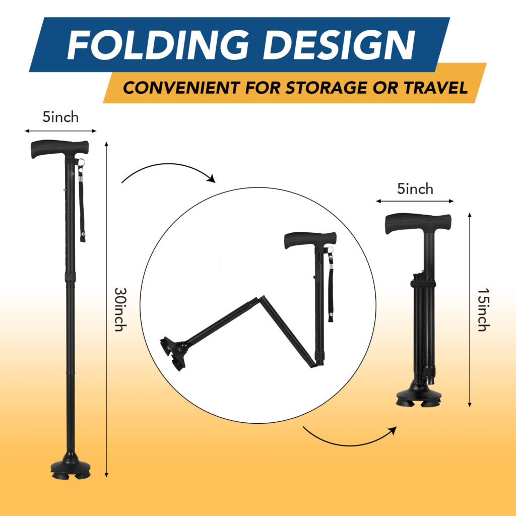 WalkWise Folding Canes: Redefining Mobility - Stability and Support for ...